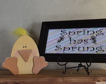 Spring Chick cross stitch pattern only