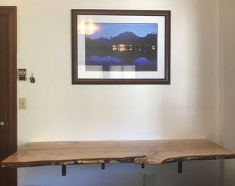 Live edge desk | Etsy