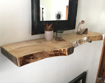 Live edge shelf | Etsy