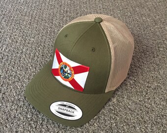 Florida flag hat | Etsy