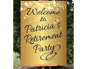 Retirement poster | Etsy