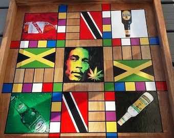 Travel Jamaican Ludi Ludo Game Board