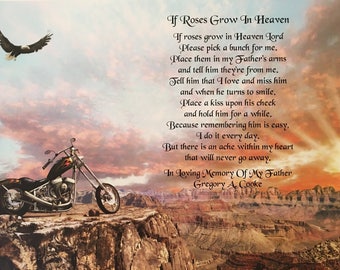 Biker memorial | Etsy