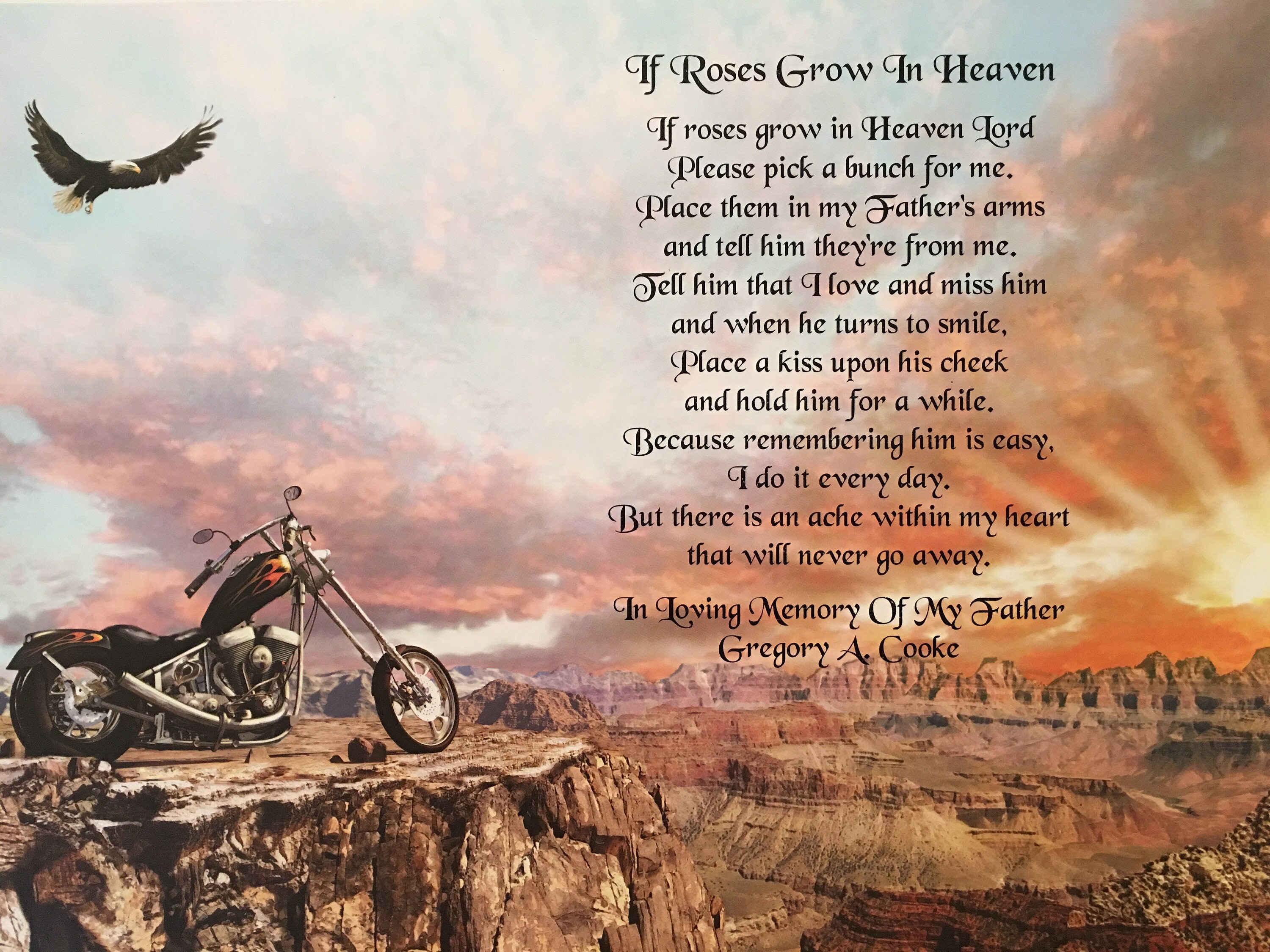 In Memory of Father Sympathy Gifts Condolence Gift Memorial