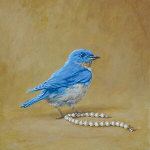 Bluebird painting | Etsy