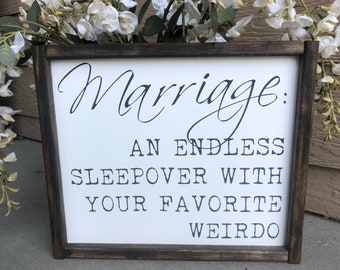 Marriage quote | Etsy
