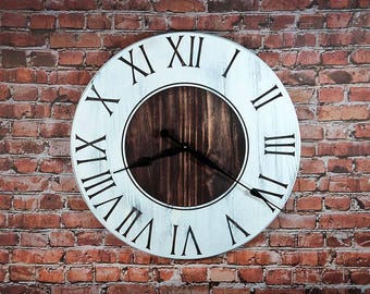 Farmhouse clock | Etsy