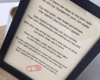 New parents poem | Etsy