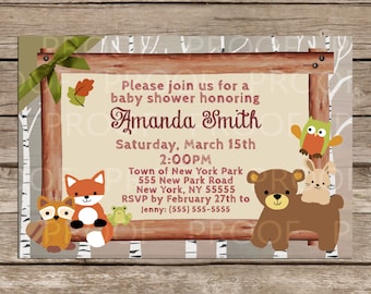 Animal baby shower | Etsy