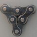 Bicycle Chain Magnet: Triangle