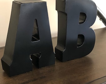 Small metal letters | Etsy