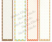 Items similar to Autumn Long Boxes Planner Stickers on Etsy