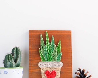 String art cactus | Etsy