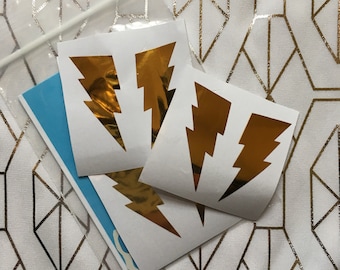 Lightning bolt decal | Etsy