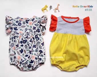 Baby romper pattern | Etsy