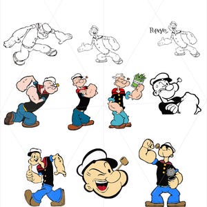 Popeye the sailor | Etsy