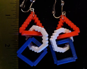 3d printed earrings | Etsy