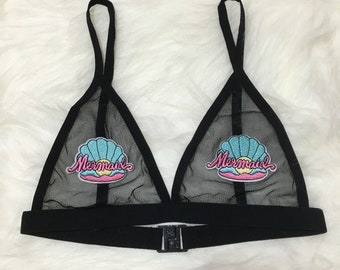 Sheer bralette | Etsy