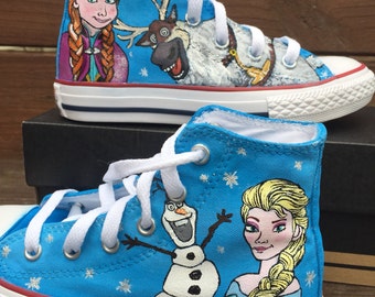 Frozen converse | Etsy