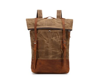 Canvas backpack | Etsy