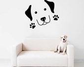 Items similar to Cute Labrador Wall Decal on Etsy