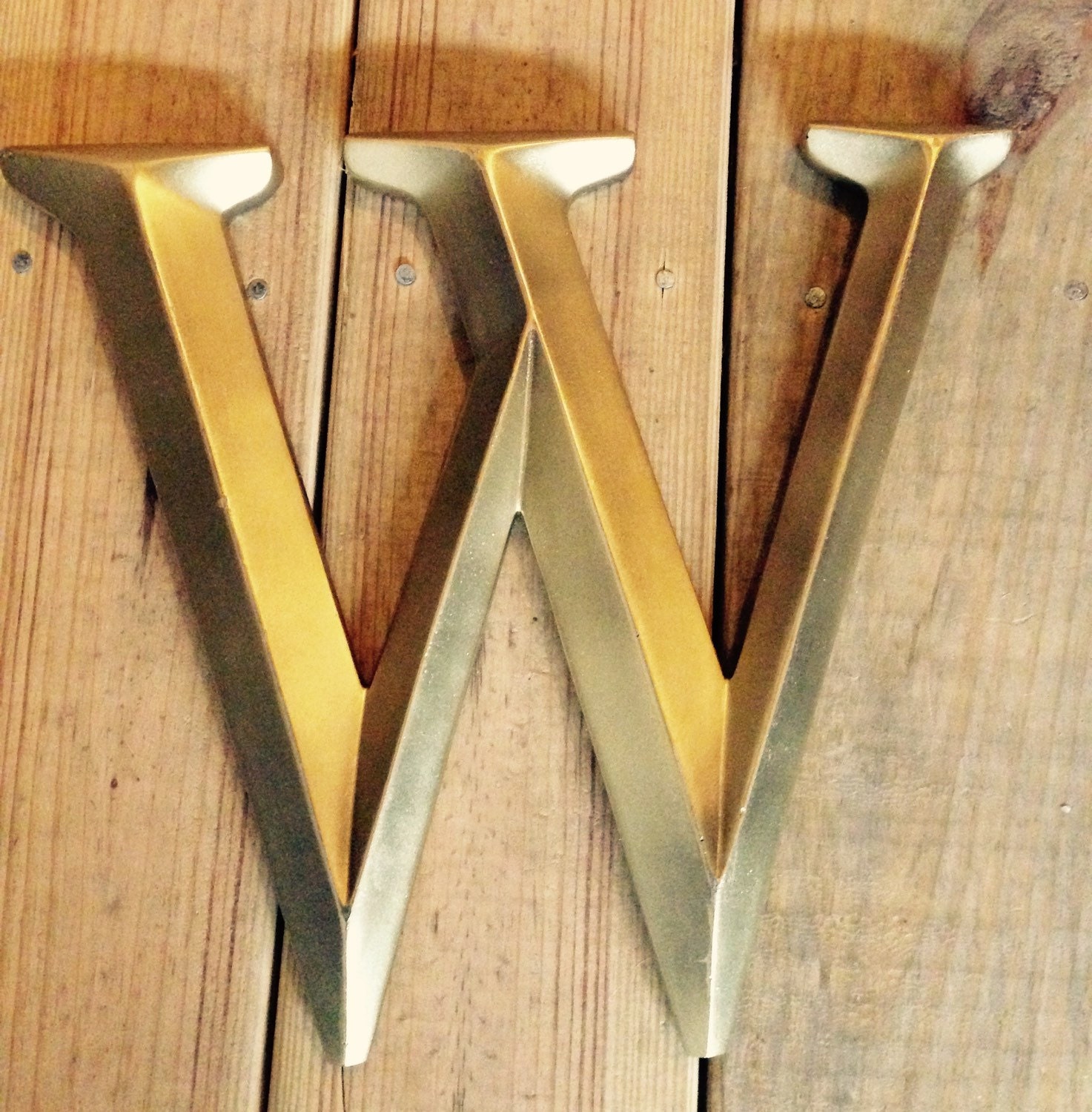 Large single letter Gold letter Photo wall letter Initials