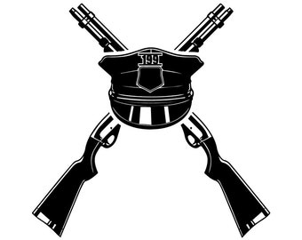 Police uniform svg | Etsy