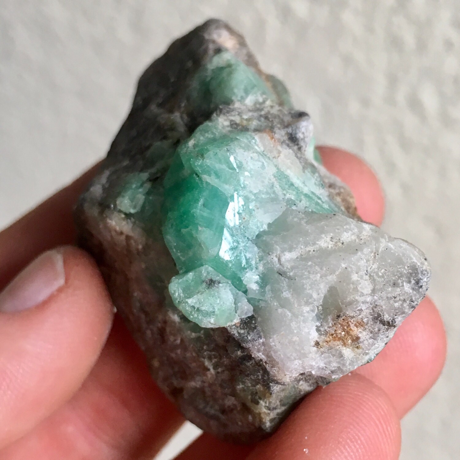 61g Emerald Beryl Crystals in matrix Brazil Item:EM16022