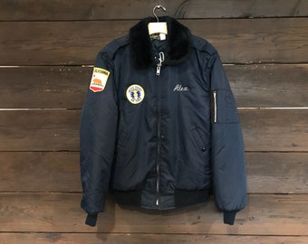 90s bomber jacket | Etsy