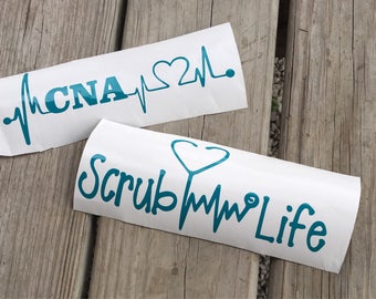 Scrub life decal | Etsy