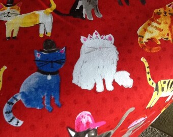 Cat fabric | Etsy