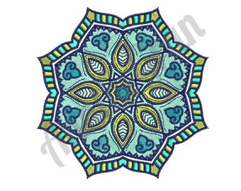 Mandala embroidery | Etsy