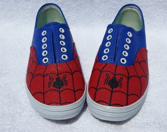 Spiderman shoes | Etsy