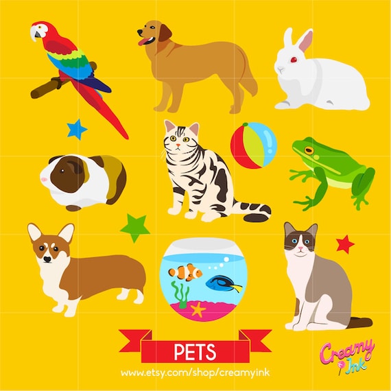 Pet Store Animals Clipart