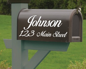 Mailbox decals | Etsy