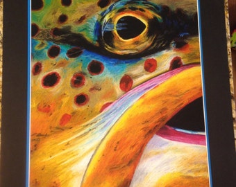 Fly fishing art | Etsy