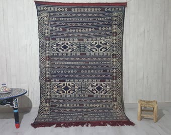 Blue moroccan rug | Etsy