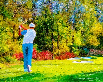 Augusta national art | Etsy