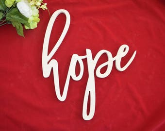Hope sign | Etsy