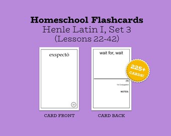 Flashcards | Etsy