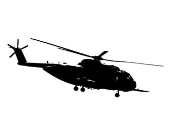 Helicopter decal | Etsy