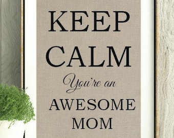Keep calm mom | Etsy