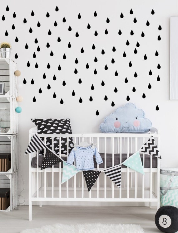 Rain Drop Decals Raindrop Decal Wall Sticker Raindrop Wall