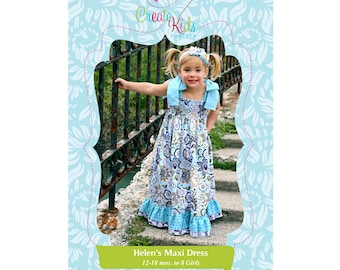 Maxi dress pattern | Etsy