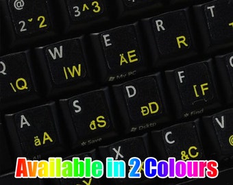 Keyboard stickers | Etsy