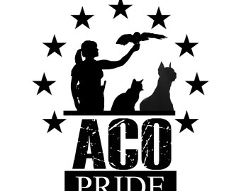 Animal Control Officer Flag With Catch Pole