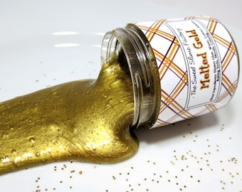 Gold slime | Etsy