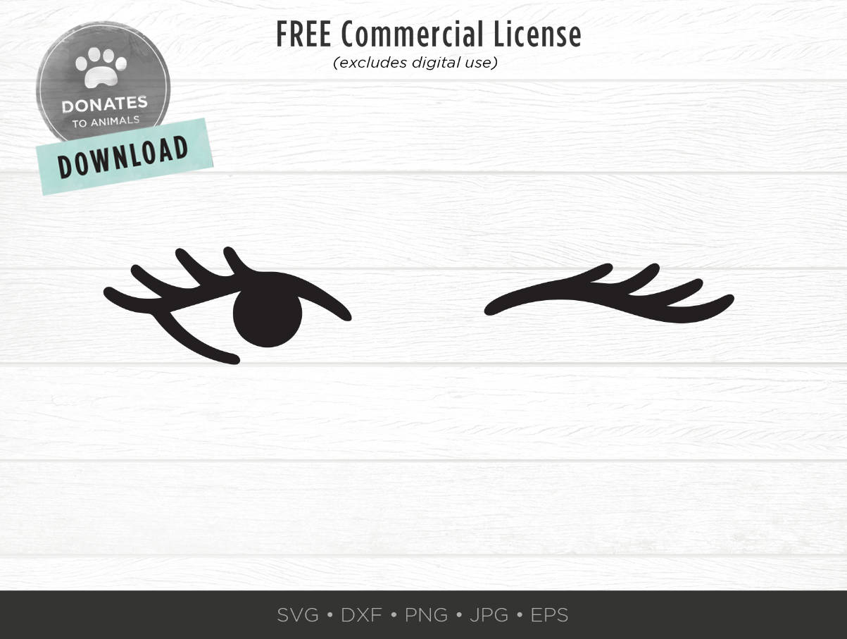 Winking Eyes SVG Winking Eye Cut File Cuttable Winking SVG
