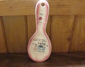 Vintage spoon rest | Etsy