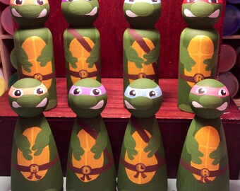 Ninja peg people | Etsy